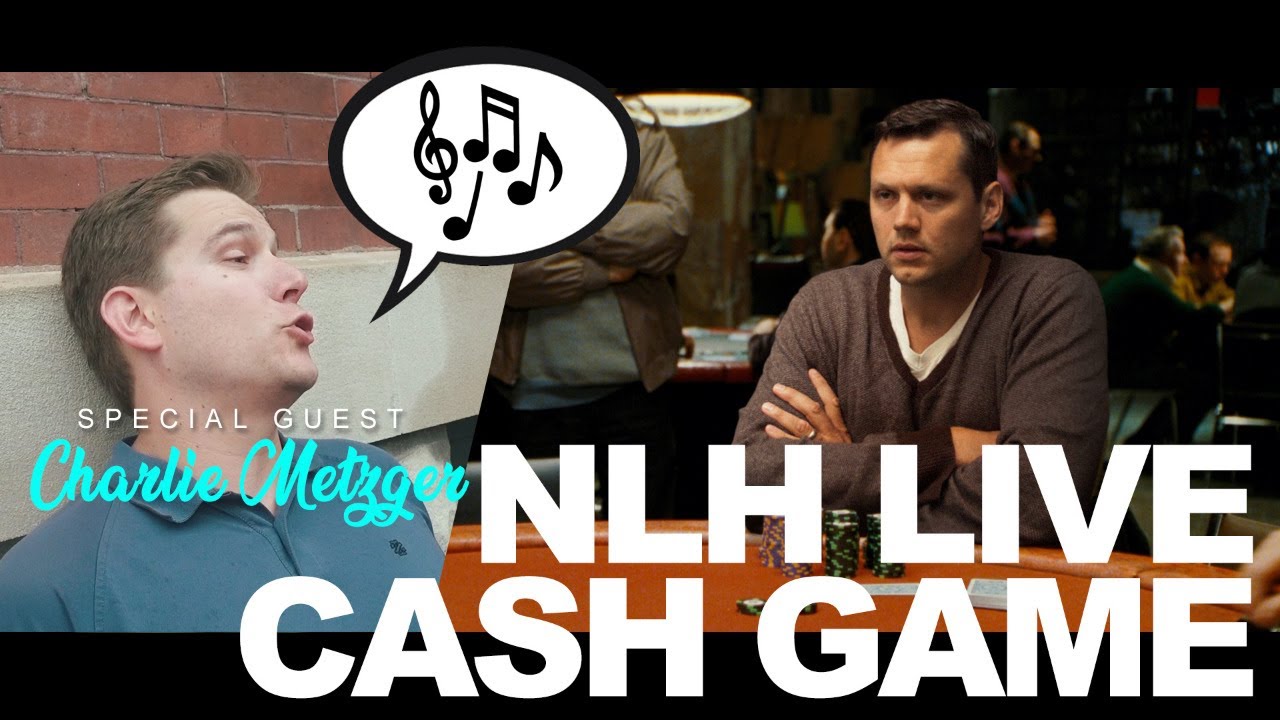 LIVE poker cash game | with guest Charlie Metzger - YouTube