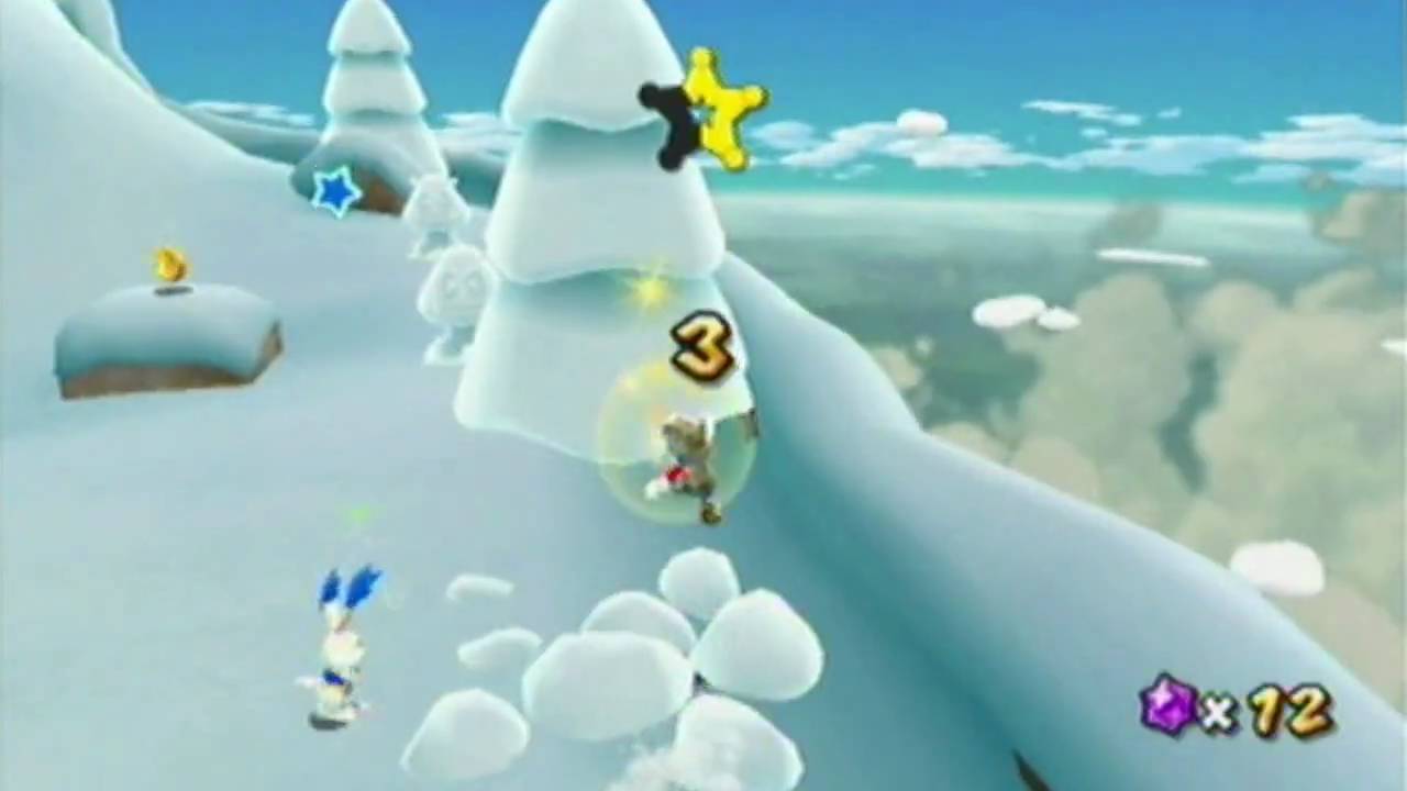Super Mario Galaxy 2: Freezy Flake Galaxy - Green Star 3 - YouTube