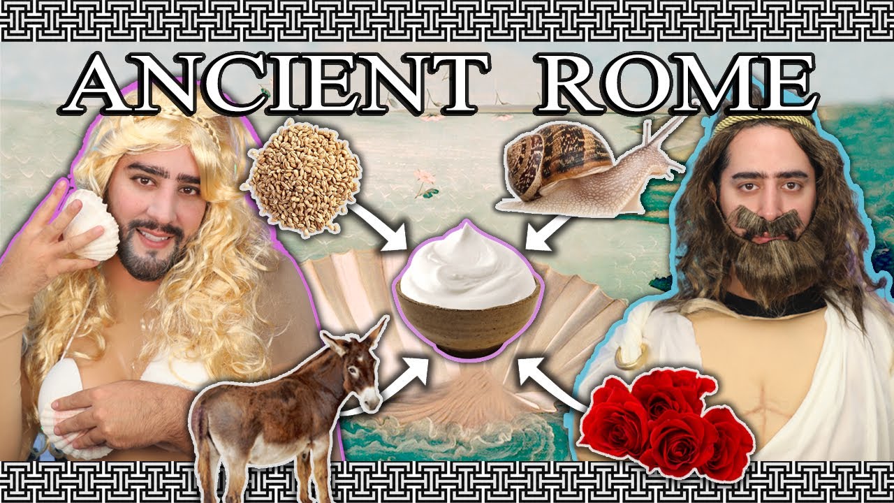 Ancient Rome Historically Accurate Skincare & Makeup Tutorial 💜🖤 The ...