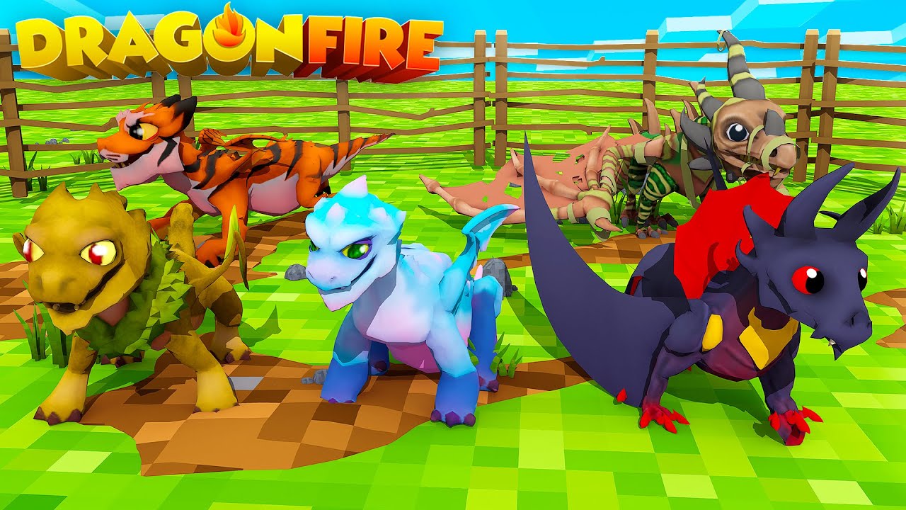 DragonFire - WELCOME to the BABY DRAGON PEN! - YouTube