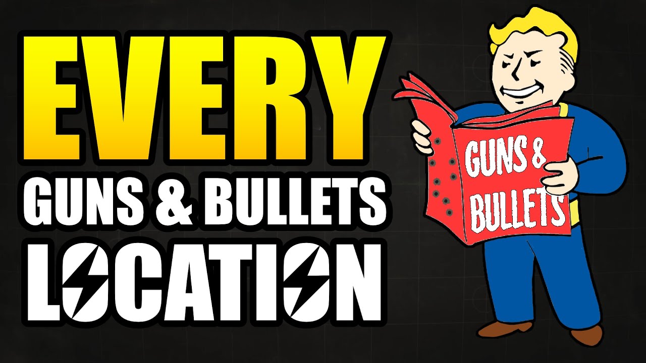 Where To Find All 10 Guns & Bullets Comics in Fallout 4 - YouTube
