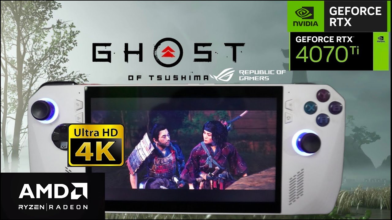 GHOST OF TSUSHIMA | ASUS ROG ALLY 1080p Gameplay | 45Fps High Settings ...