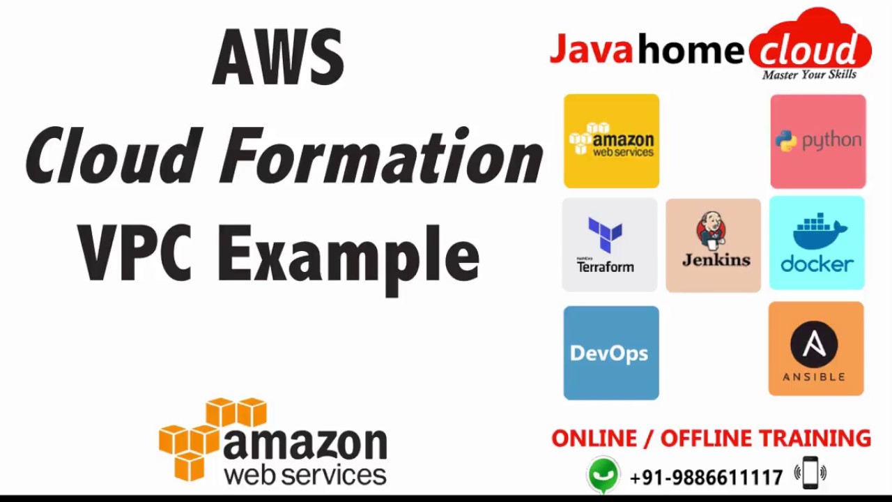Session 1 - AWS cloud formation demo on VPC by setting atom editor - YouTube
