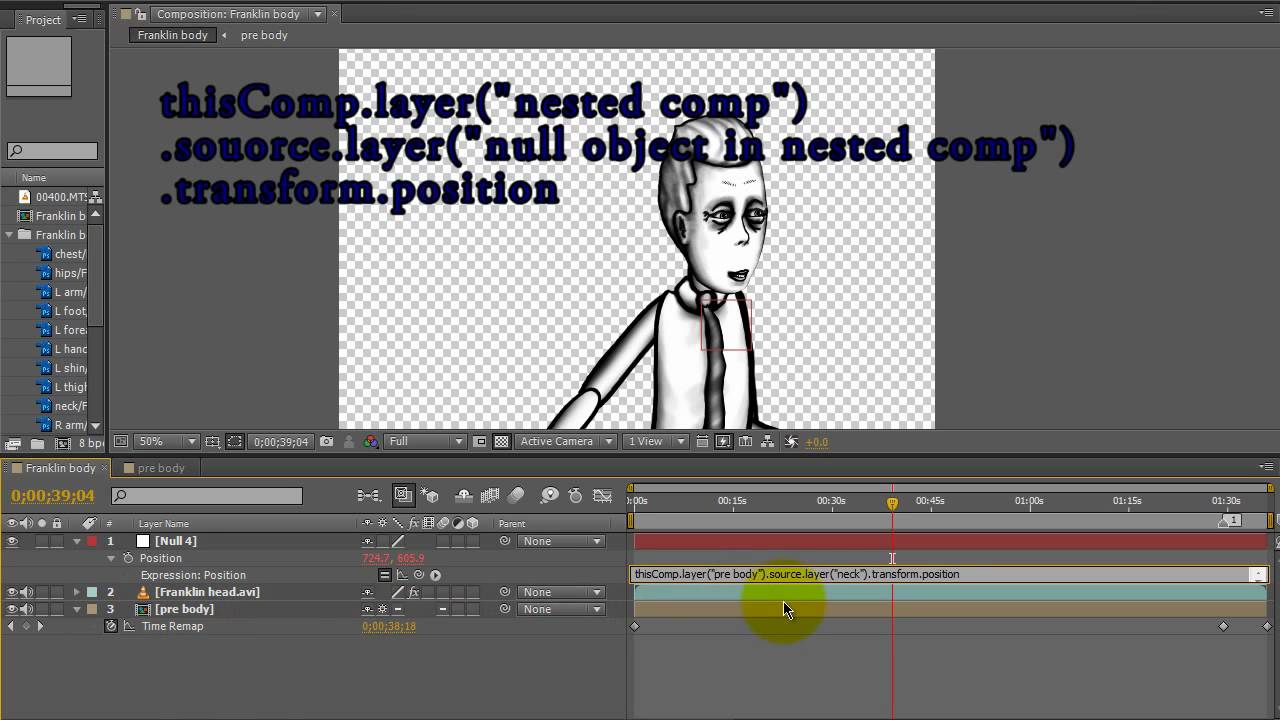 After Effects, Matching Time Between Nested Compositions - YouTube