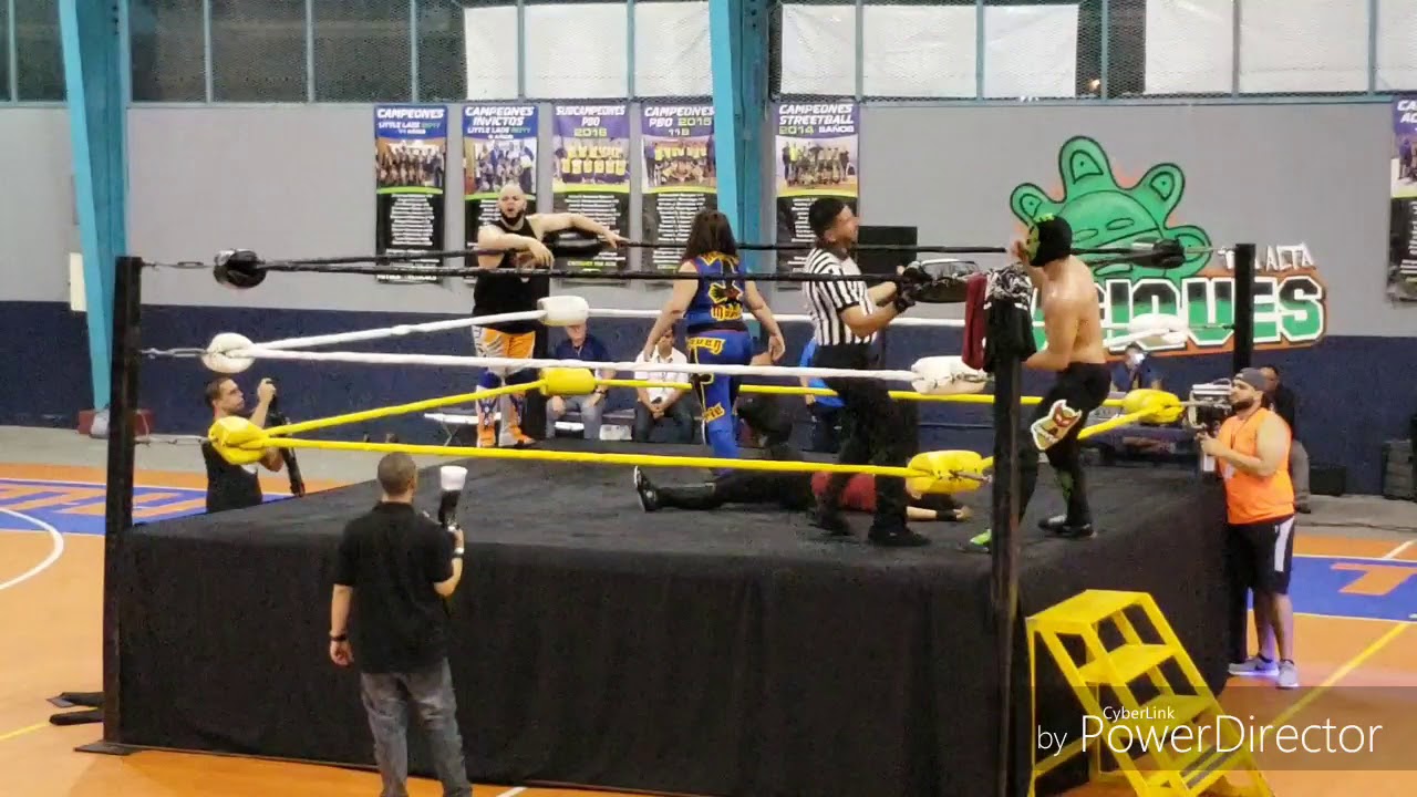 Lucha Mixta del evento NPWA "La Batalla Final" - YouTube