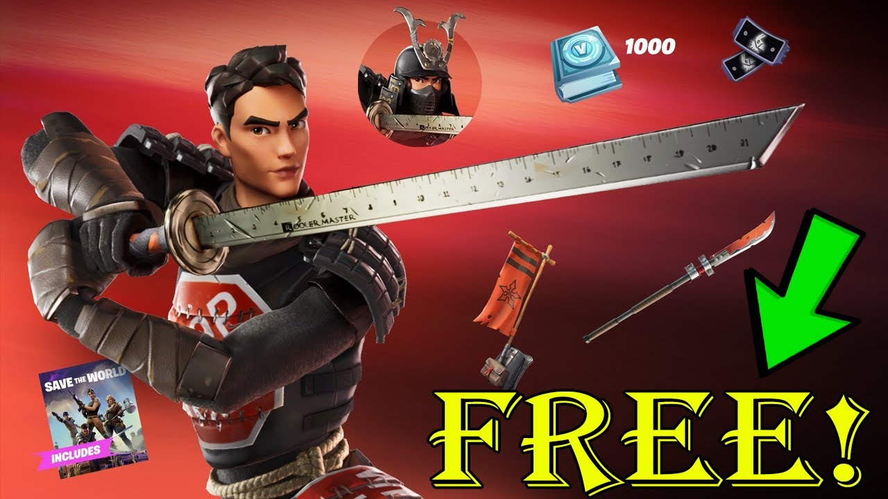 How To Get Samurai Scrapper Skin Pack NOW FREE In Fortnite! (Unlock ...