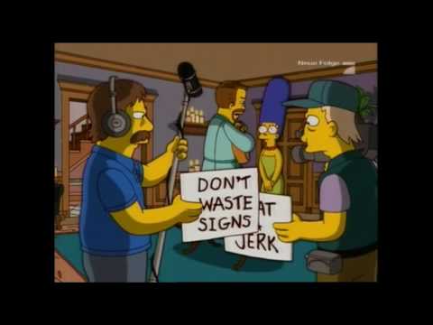 Ricky Gervais - Lady in Blue (Simpsons S17-F15) - YouTube