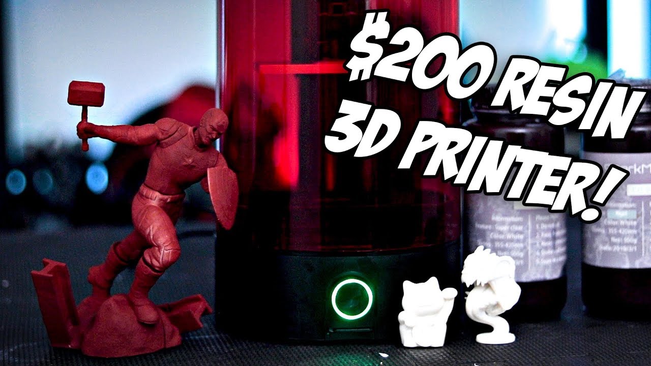 Unboxing & Testing $200 Resin 3D Printer | Sparkmaker SLA Resin 3D ...