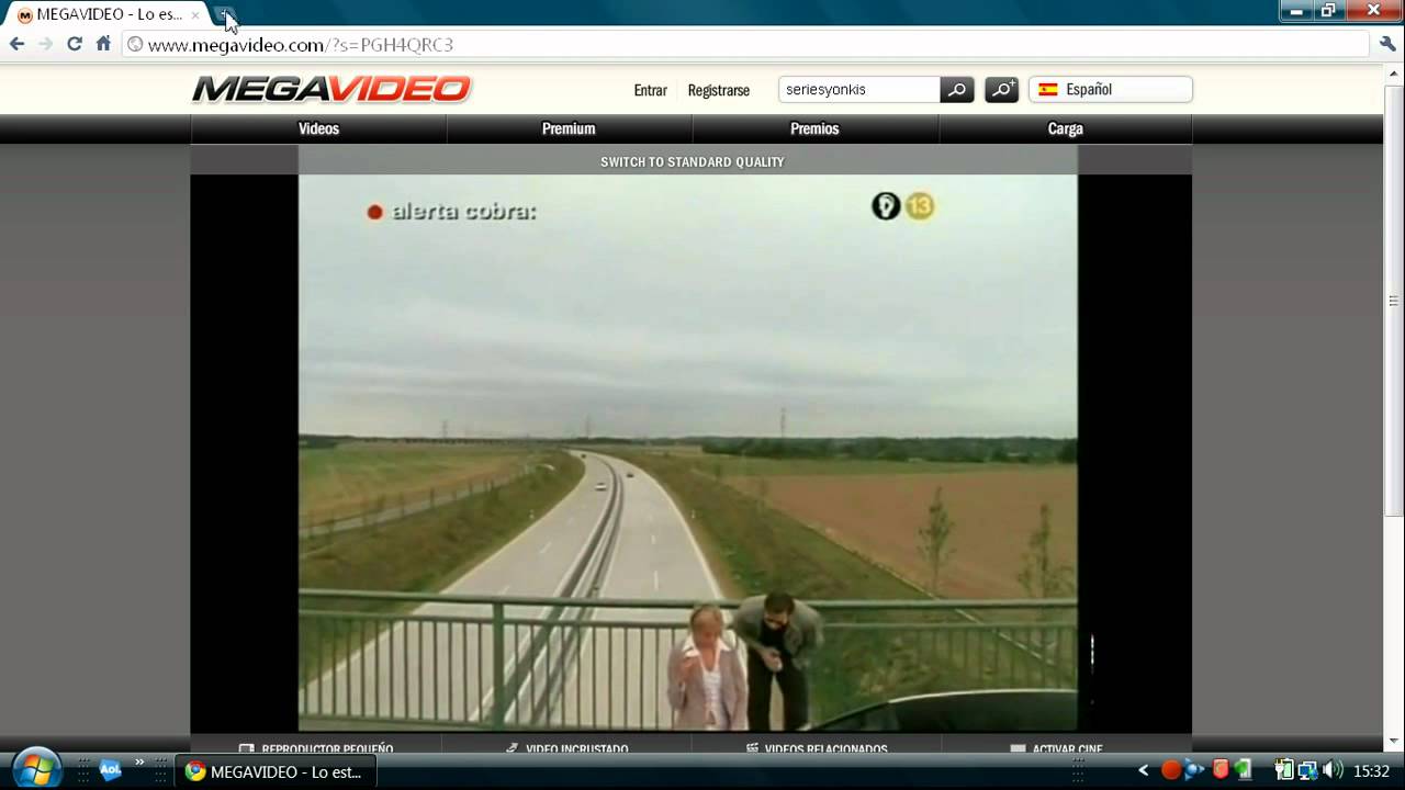 ver megavideo sin limites con videos de series yonkis - YouTube