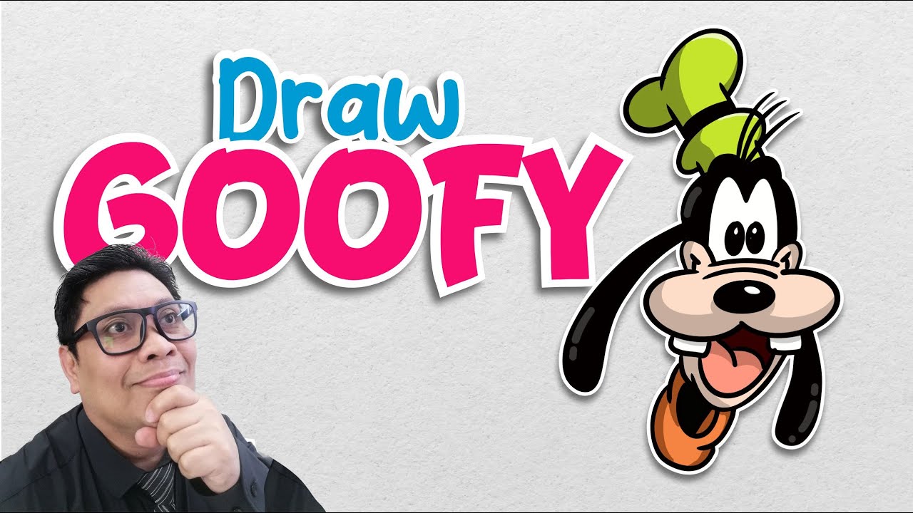 How to Draw Goofy | Disney #miltondrawings - YouTube