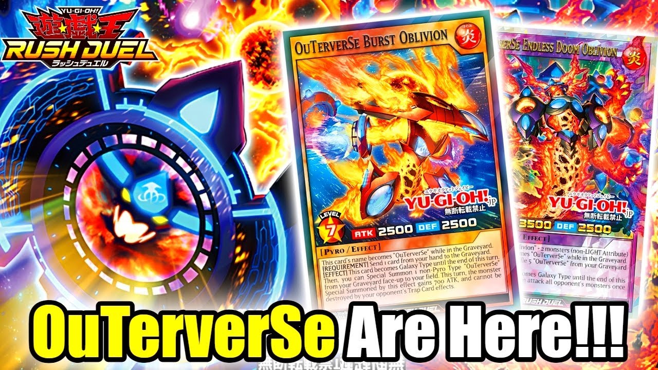 OuTerverSe Are Finally Here!!! Deck Testing - Yu-Gi-Oh Rush Duel ...