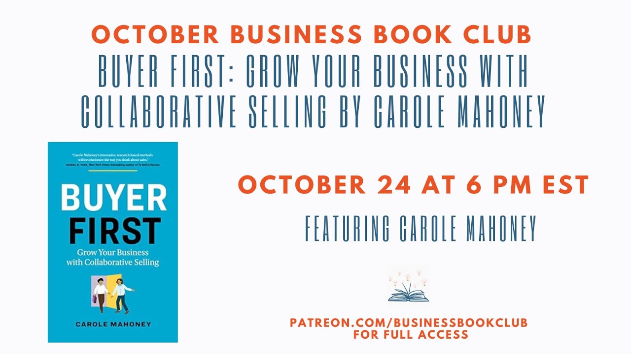 Business Book Club: Buyer First - YouTube