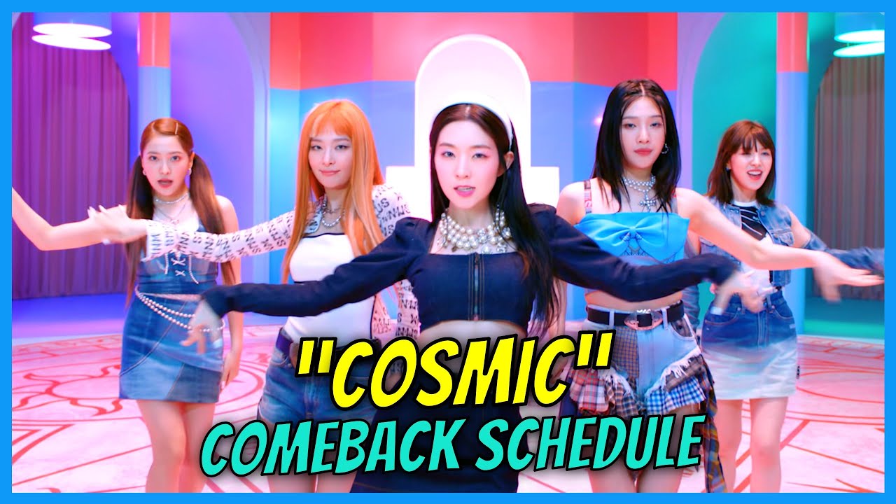 Red Velvet Comeback Schedule for Album COSMIC - YouTube