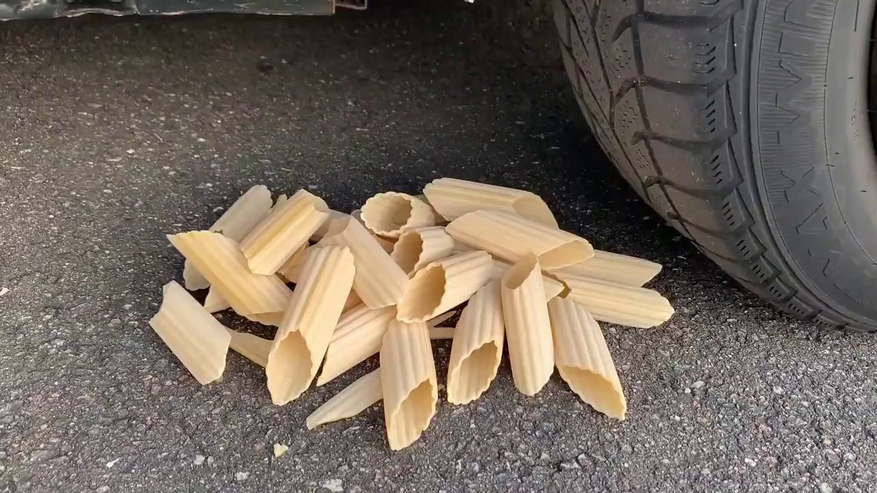 EXPERIMENT: PASTA VS CAR | INTERESTING VIDEO | - YouTube