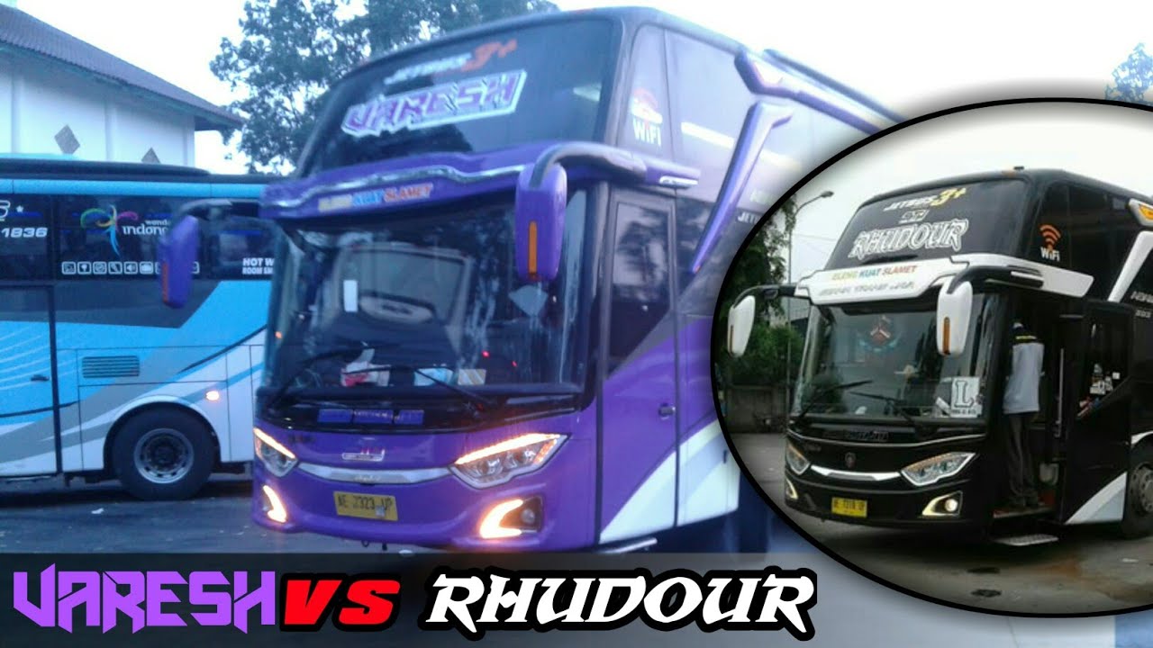 KETIKA DUA BUS BANTER BERTEMU!!|| STJ "RHUDOUR" DAN STJ "VARESH" JALAN ...