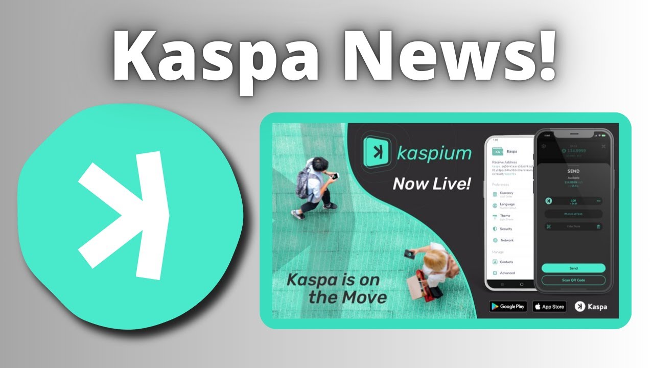 Kaspa News: Kaspium App is LIVE! New Exchanges & More! - YouTube