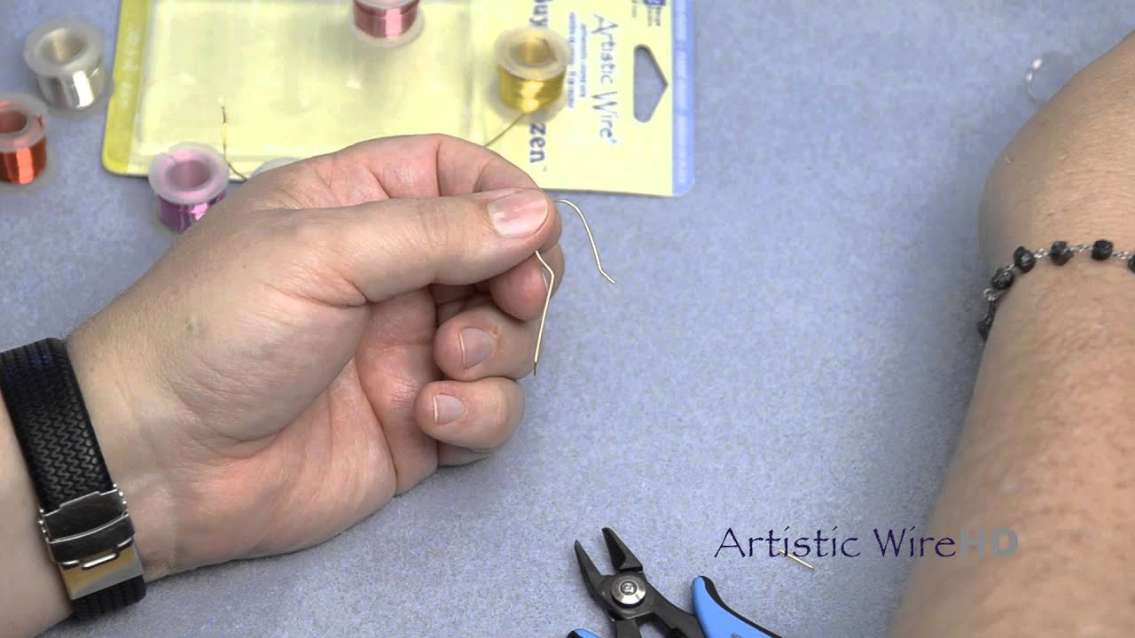 Artistic Wire - Findings Forms Open French Ear Wire - YouTube