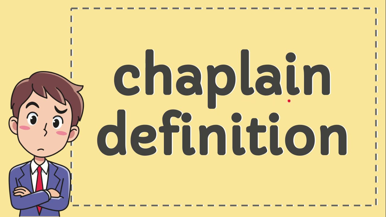 chaplain definition - YouTube