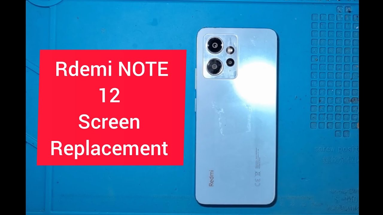 xiaomi Redmi Note 12 Screen Replacement #23021RAA2Y - YouTube