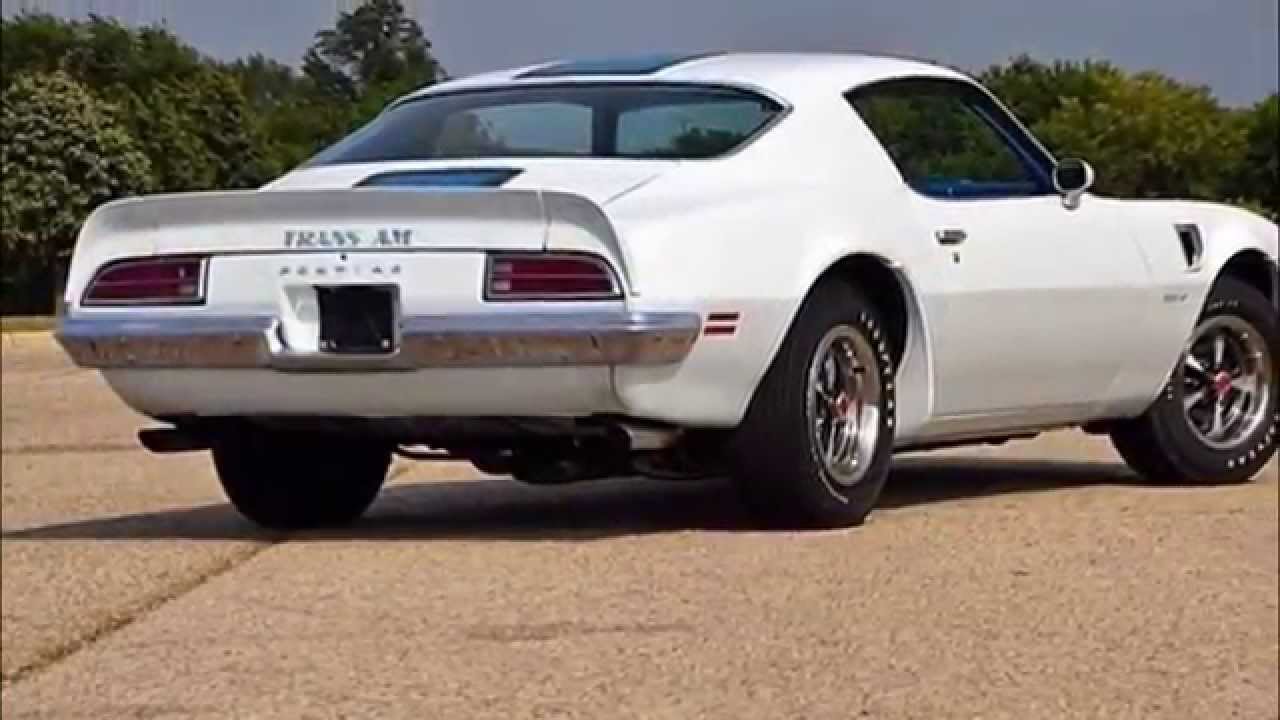 1970 Pontiac Trans Am 400/345 HP, 4 Speed Ram Air III engine - YouTube