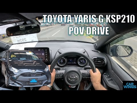 Toyota Yaris G Grade KSP210 POV Drive and Review (Car Wings)