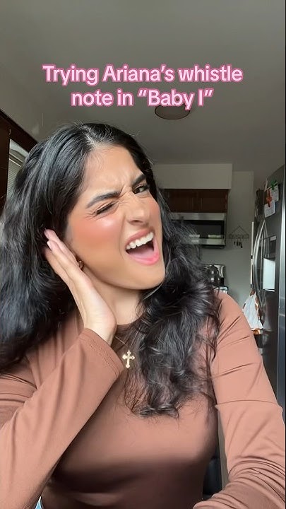 Trying An Ariana Grande Whistle Note Whistletone Singing Whistlenote