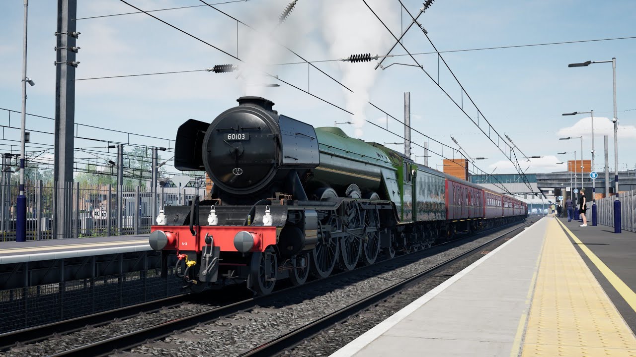 Train Sim World 4 - 60103 Flying Scotsman - East Coast Mainline - YouTube