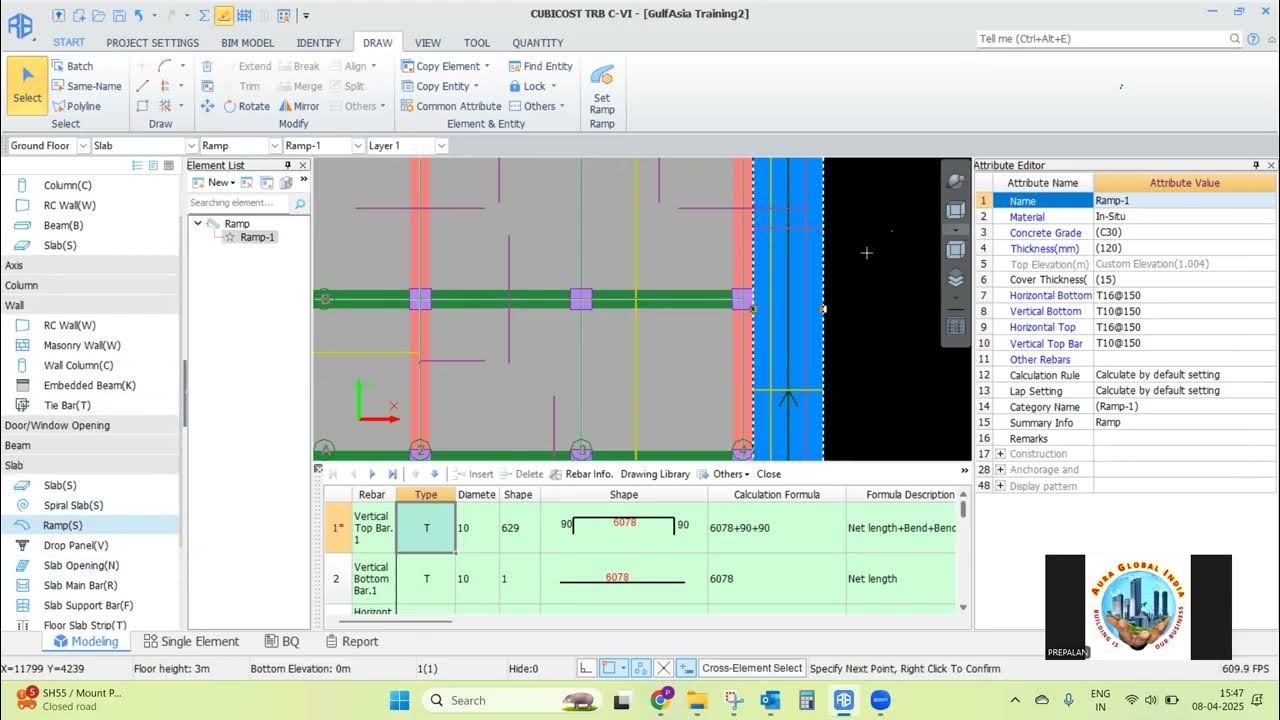 CubiCost TRB and TME Training | sample TAS model | 2D Drawings to explore #cubicost #qs - YouTube
