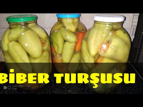 🔴İçi doldurulmus YAŞİL BİBER turşusu✅✅