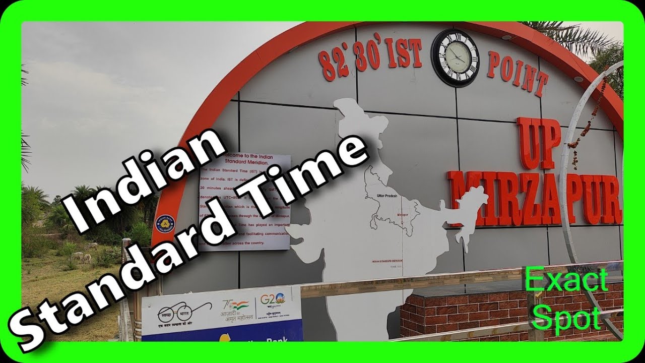 Found the exact spot where the Indian Meridian Time Longitude is marked ...
