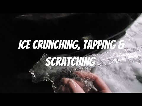 🧊 Ice Crunching, Scratching and Tapping ️ ~ Lofi ASMR ~ Outdoor ASMR ...