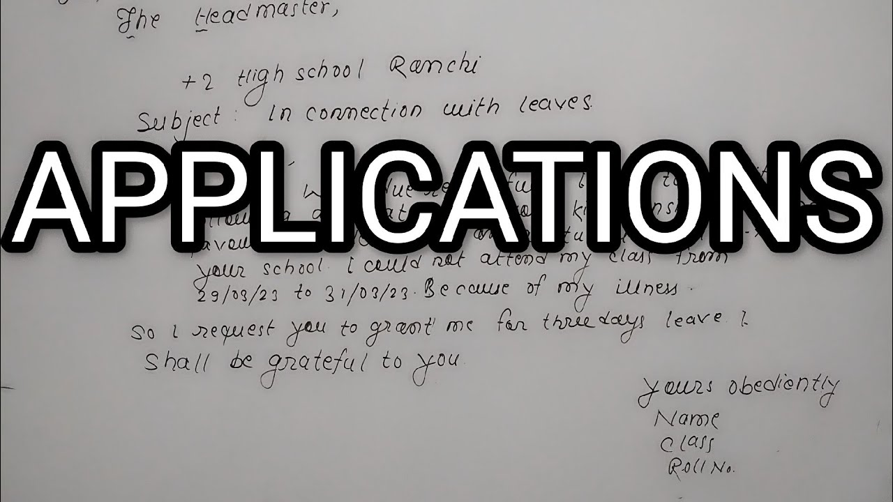 Write An Application To Your Headmaster For Three Days Leave YouTube write-an-application-to-your-headmaster-for-three-days-leave-youtube