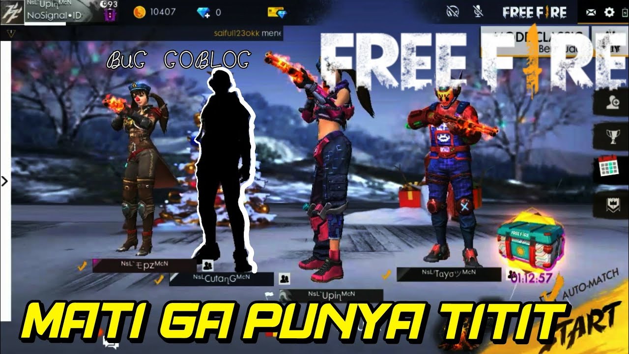 ANDA MATI ANDA BUKAN LAKI LAKI - Free Fire - INDONESIA - YouTube