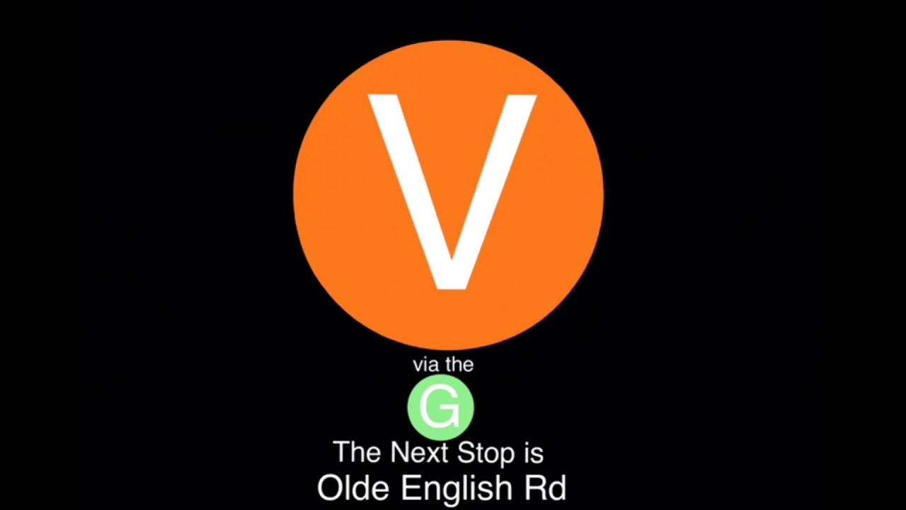 MTA NYC Subway R160 V Train (Via the G Line) to GPSOPOLIS. - YouTube