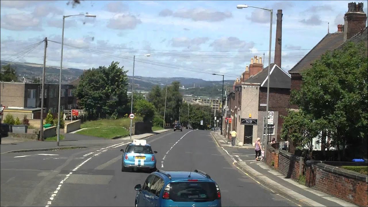 120 bus ride across sheffield - YouTube