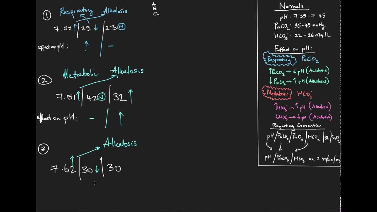 Arterial Blood Gas Interpretation #5: Examples 2 - YouTube