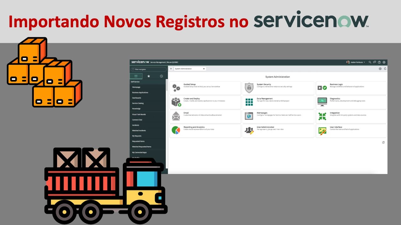 ServiceNow: Importando Novos Registros - YouTube