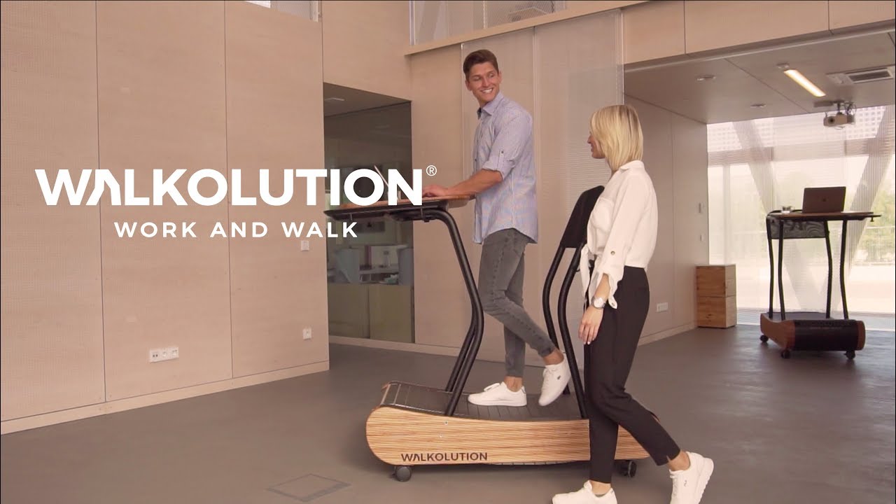 A STEP INTO A NEW ERA - Walkolution Treadmill Desk - YouTube