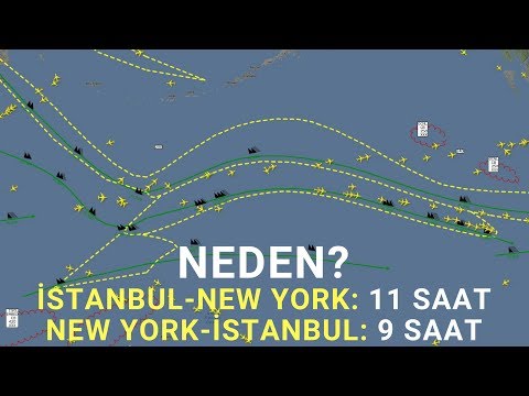 UÇUŞ SÜRESİ GİDİŞTE VE DÖNÜŞTE NEDEN DEĞİŞİYOR?
