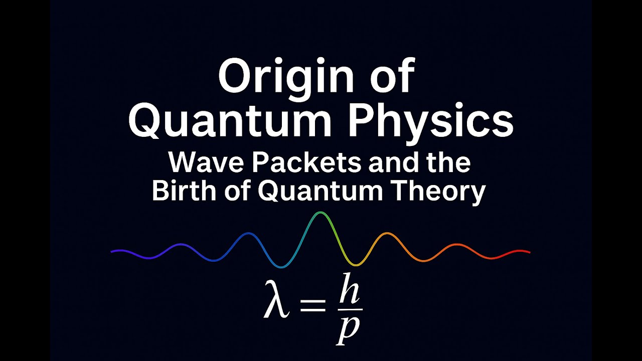 Origin of Quantum Physics | Wave Packets and the Birth of Quantum ...
