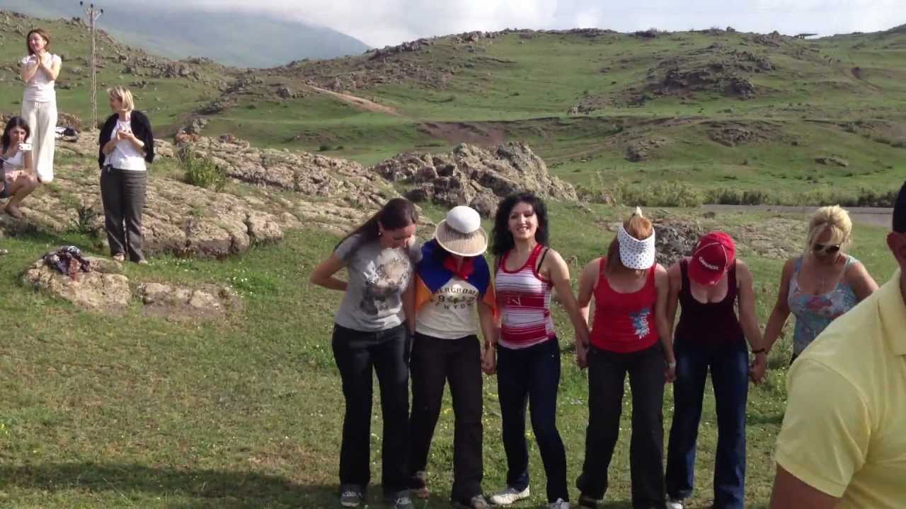 Armenians dance Kochari on Mount ARARAT - YouTube