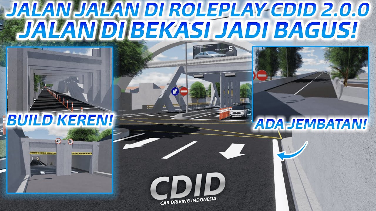 JALAN DI BEKASI JADI BAGUS!! | ROBLOX CDID REVAMP 2.0.0 | - YouTube