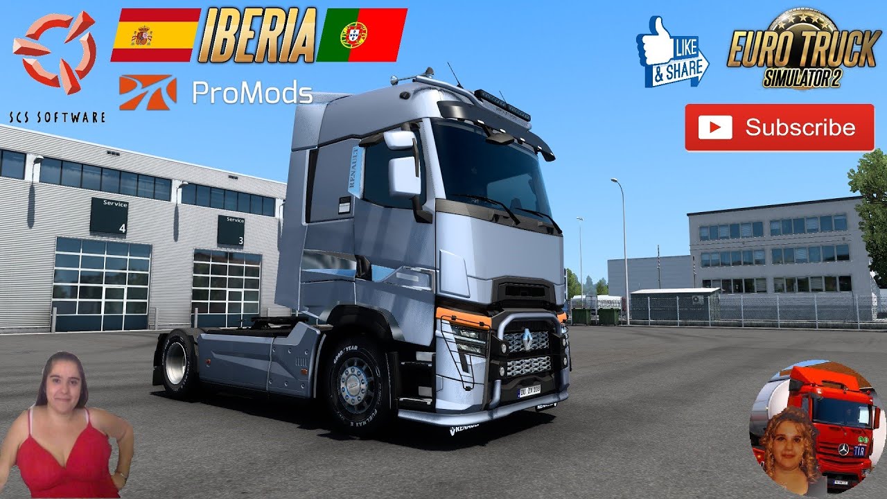 Euro Truck Simulator 2 (1.46) Delivery in Spain DLC Iberia Promods map ...