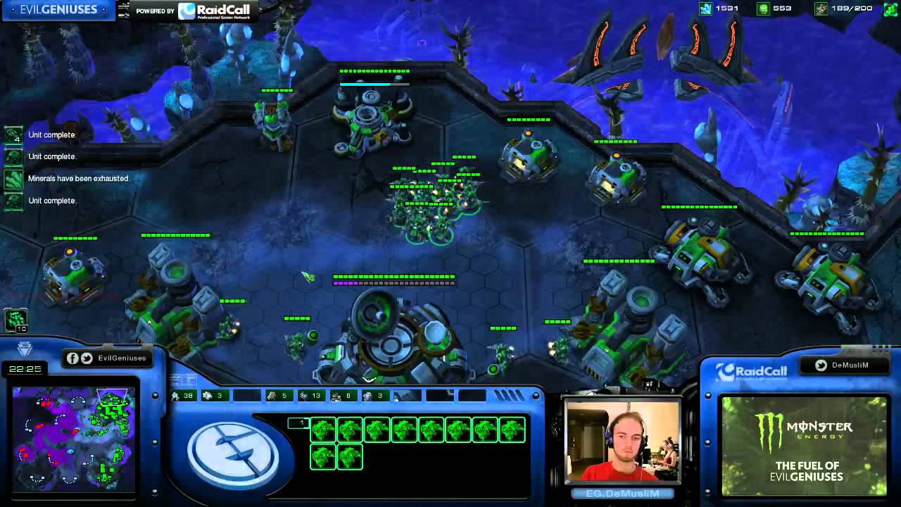 EG.DeMusliM[RC] - Devil Terran - streaming NA Ladder %) - YouTube