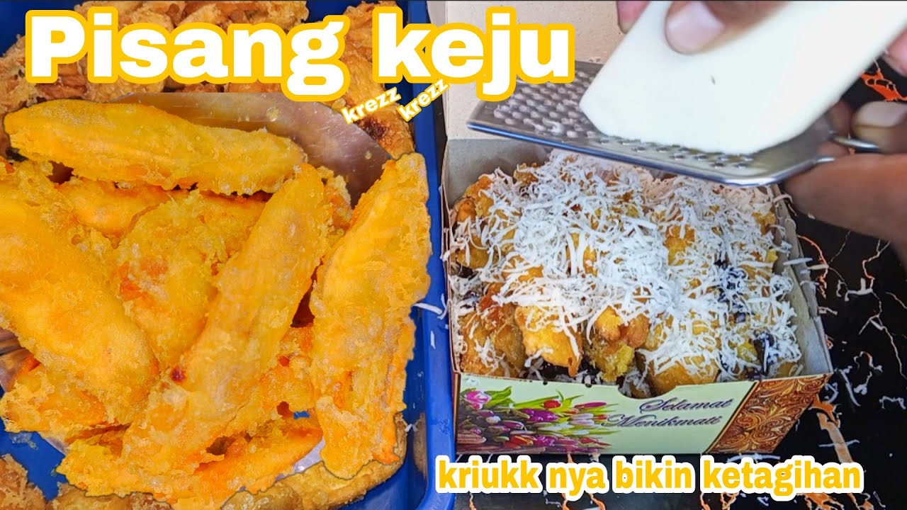 PISANG KEJU | kriukk nya bikin ketagihan | resep pisang keju renyah ...