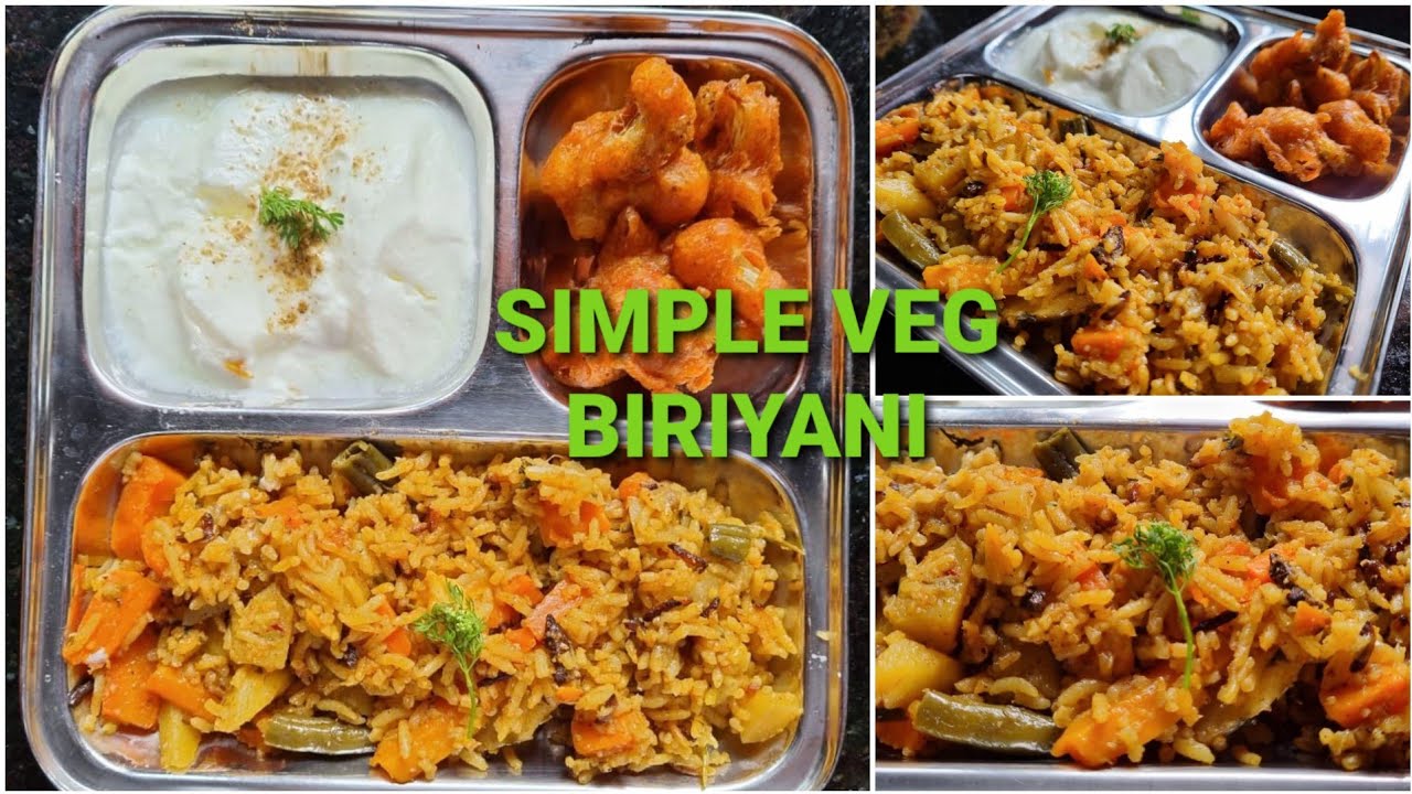 Shris Kitchen Simple Special Biriyani | Veg Biriyani | Simple Veg ...