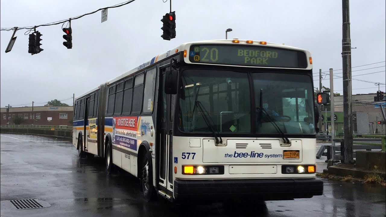2002 Neoplan AN460 #577 W20 Action During Storm - YouTube