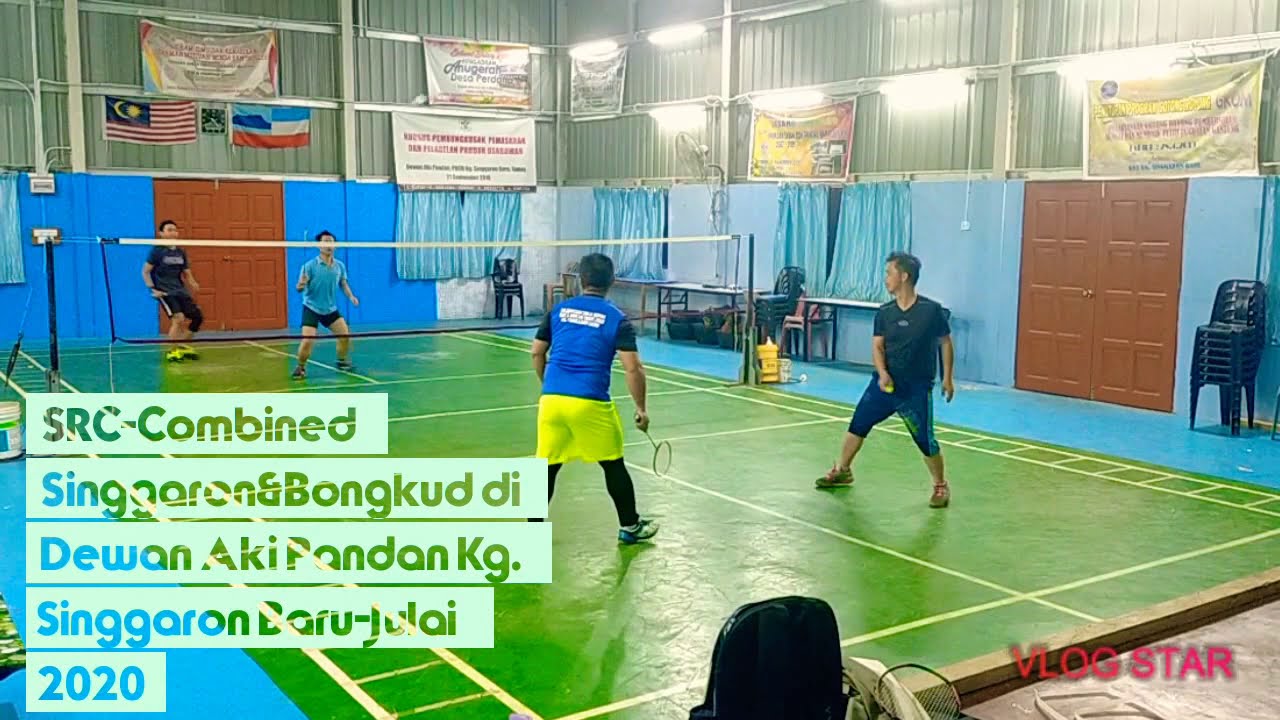5 SRC (Singgaron Racket Club)Bermain Badminton di Dewan Aki Pandan Kg ...