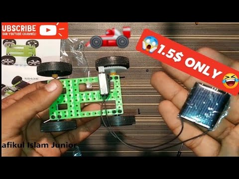 Unboxing & Build Mini Solar Powered Toy DIY Car Kit Children ...