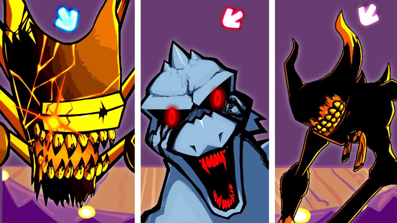 FNF Character Test | Gameplay VS My Playground | Godzilla.EXE, Ink ...